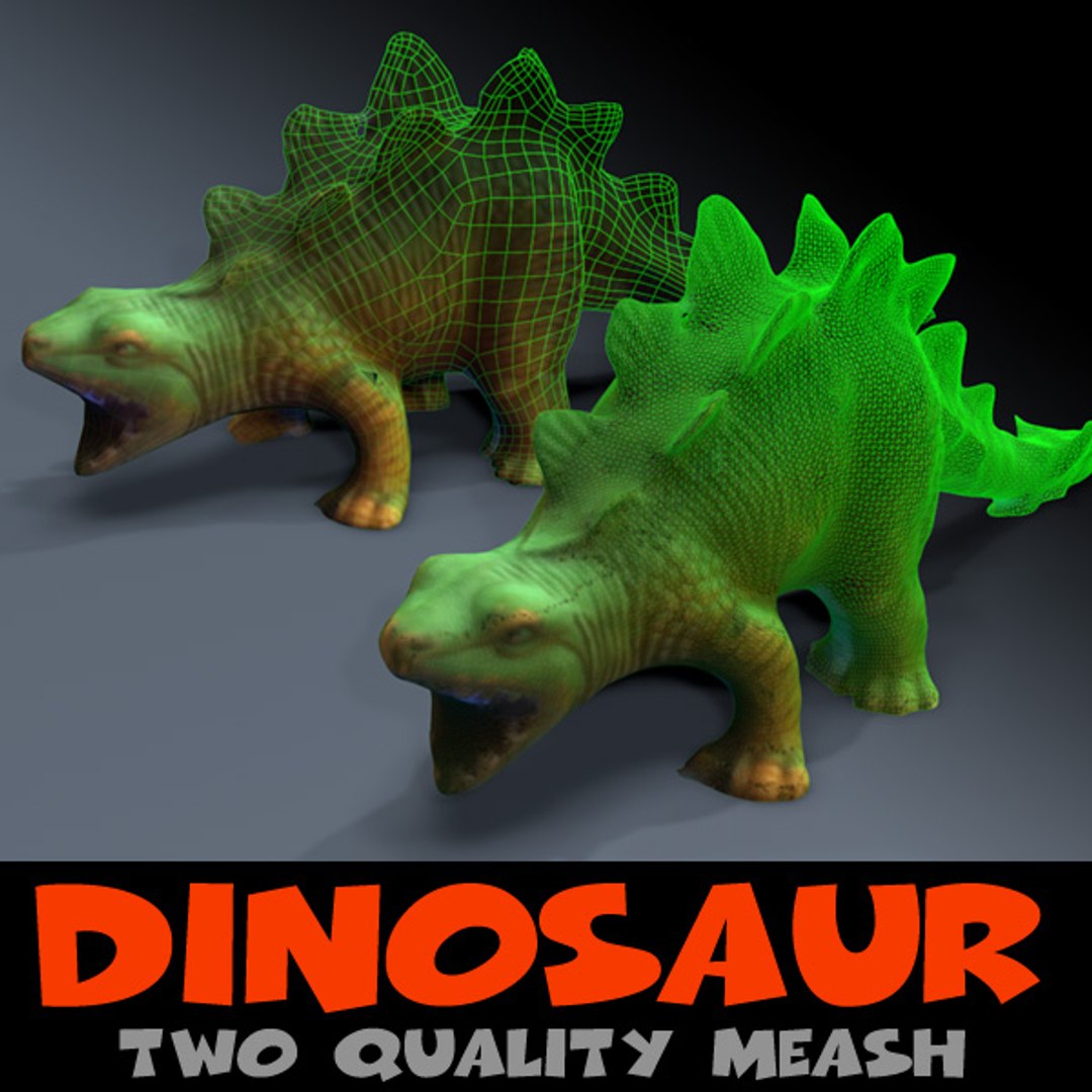 Dinosaur Mesh 3d Model
