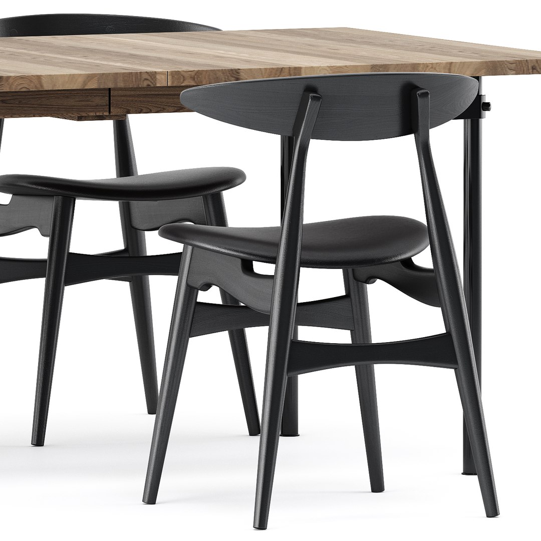 3D Ch322 Dining Table Ch33p Model - TurboSquid 1559275
