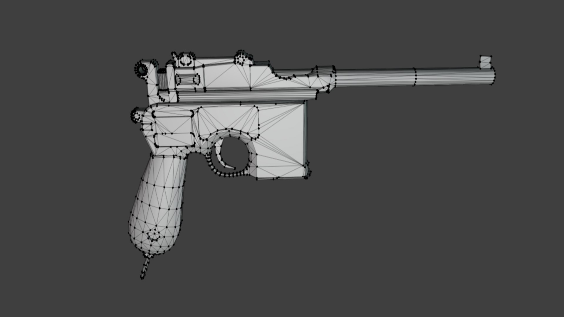 3D Mauser C96 - TurboSquid 2197988