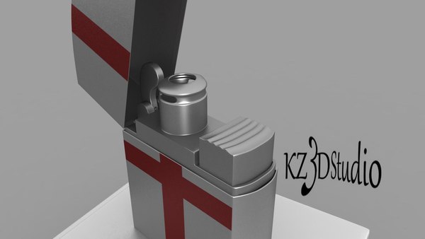 3d red cross lighter