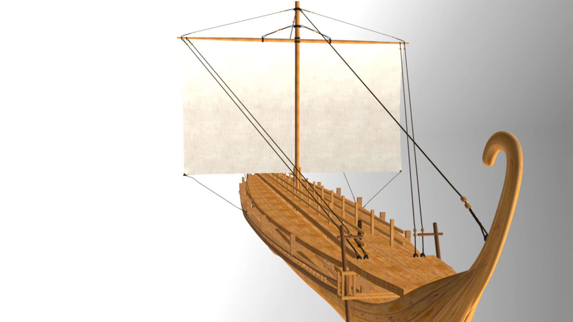 3d Greek Ship