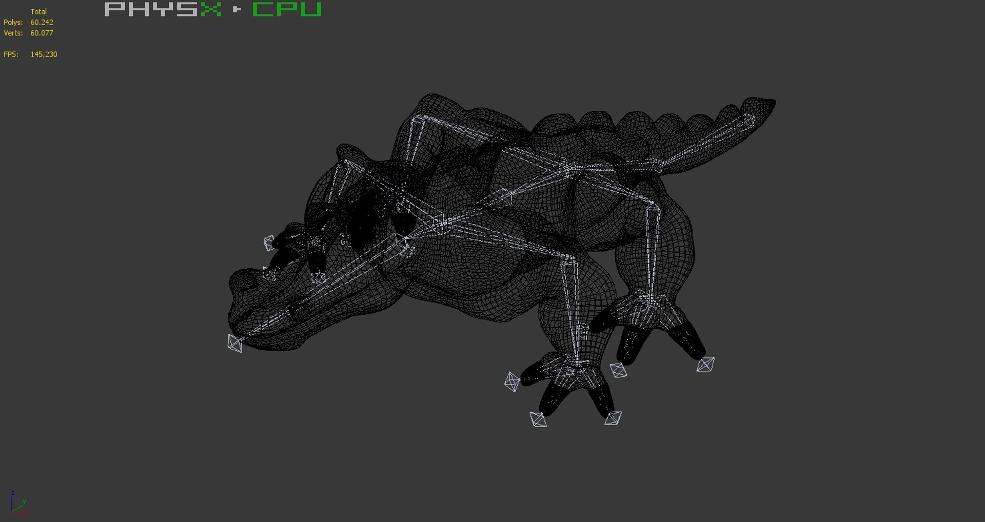 Monster T-pose Rigged 3d Max