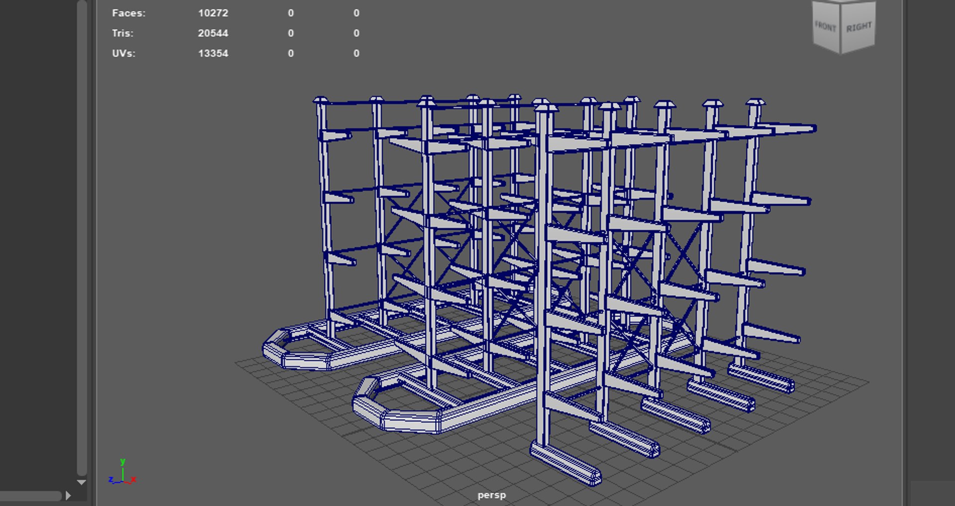 Cantilever Racking 3D Model 3D - TurboSquid 2468500