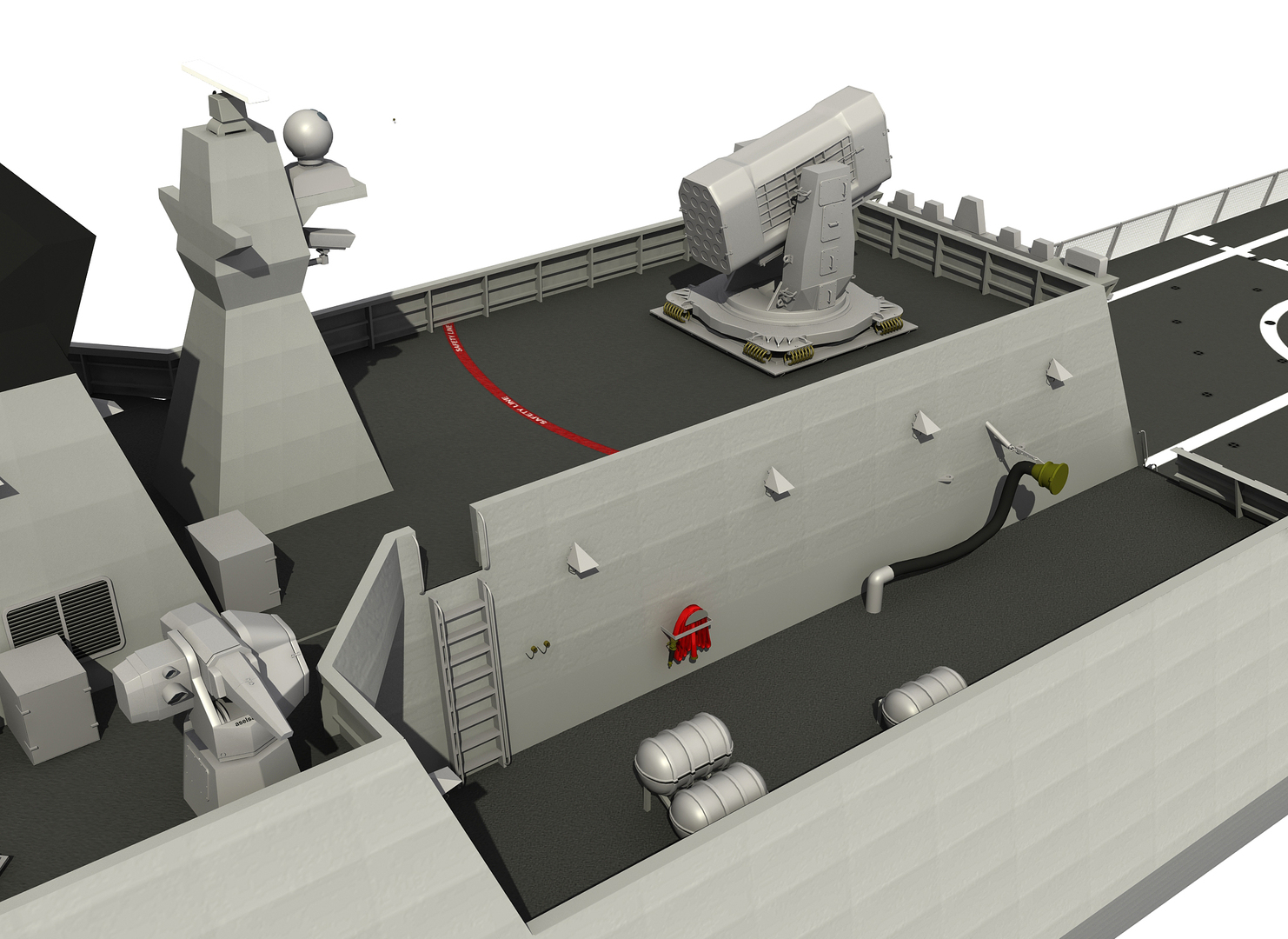 Turkish naval forces corvette 3D - TurboSquid 1358842