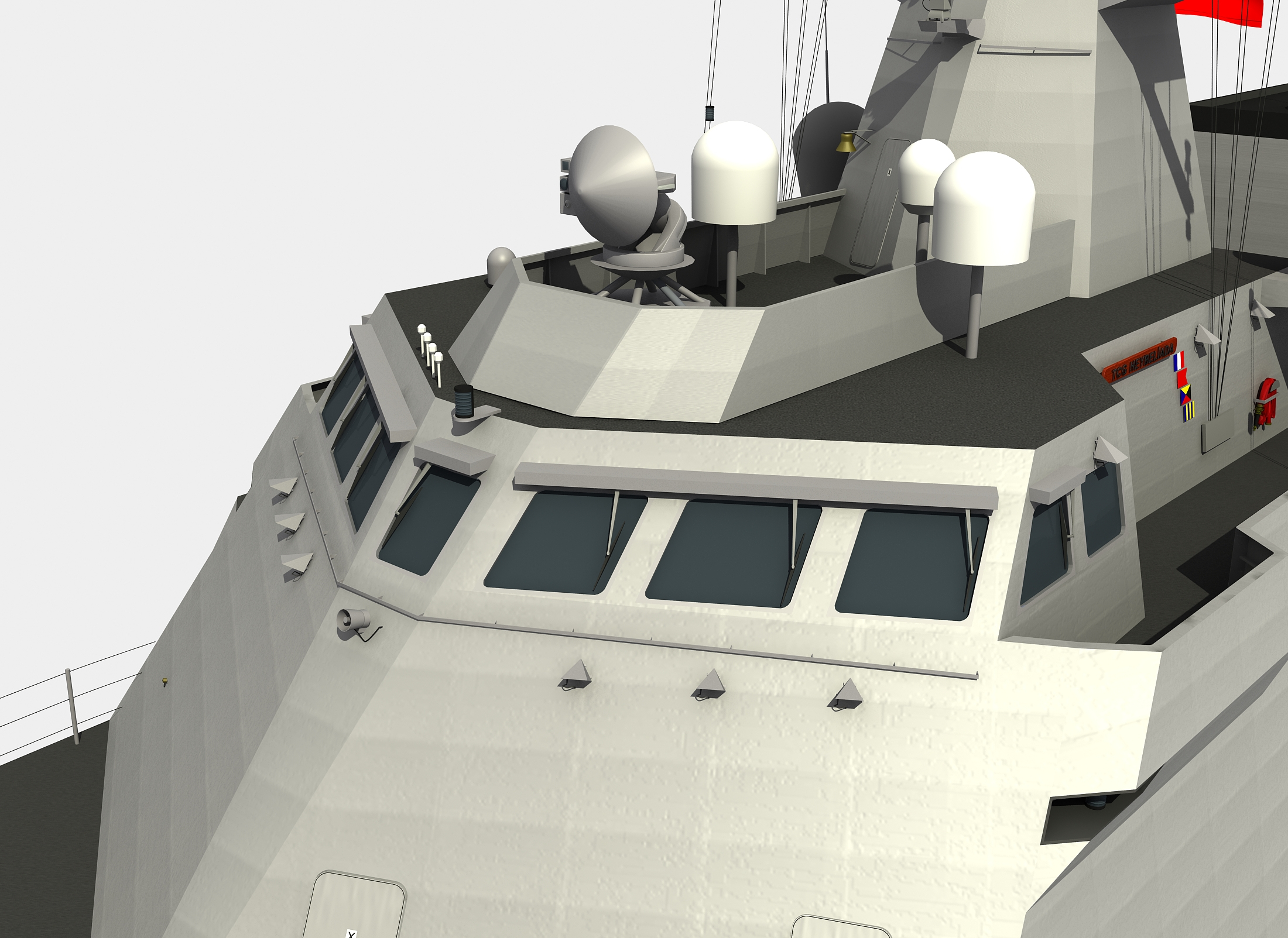 Turkish naval forces corvette 3D - TurboSquid 1358842