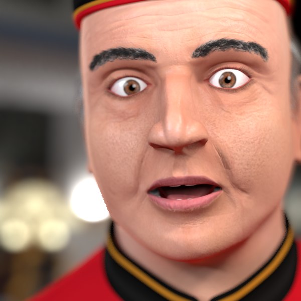 terence realistic human 3d obj