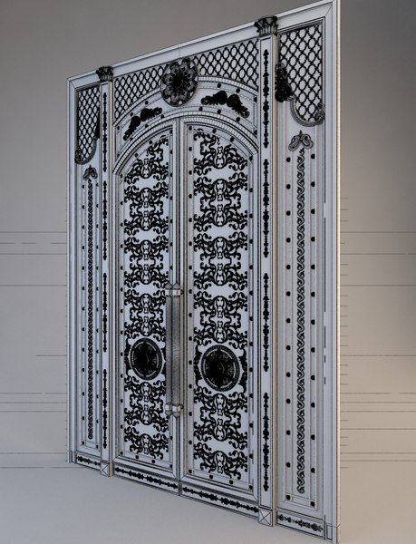 3d model door cnc