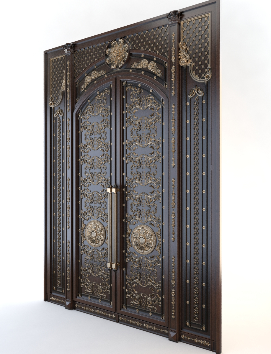 3d model door cnc