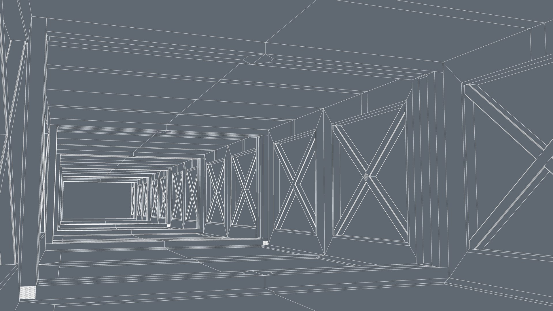 3D Sci Fi Corridor - TurboSquid 2345403