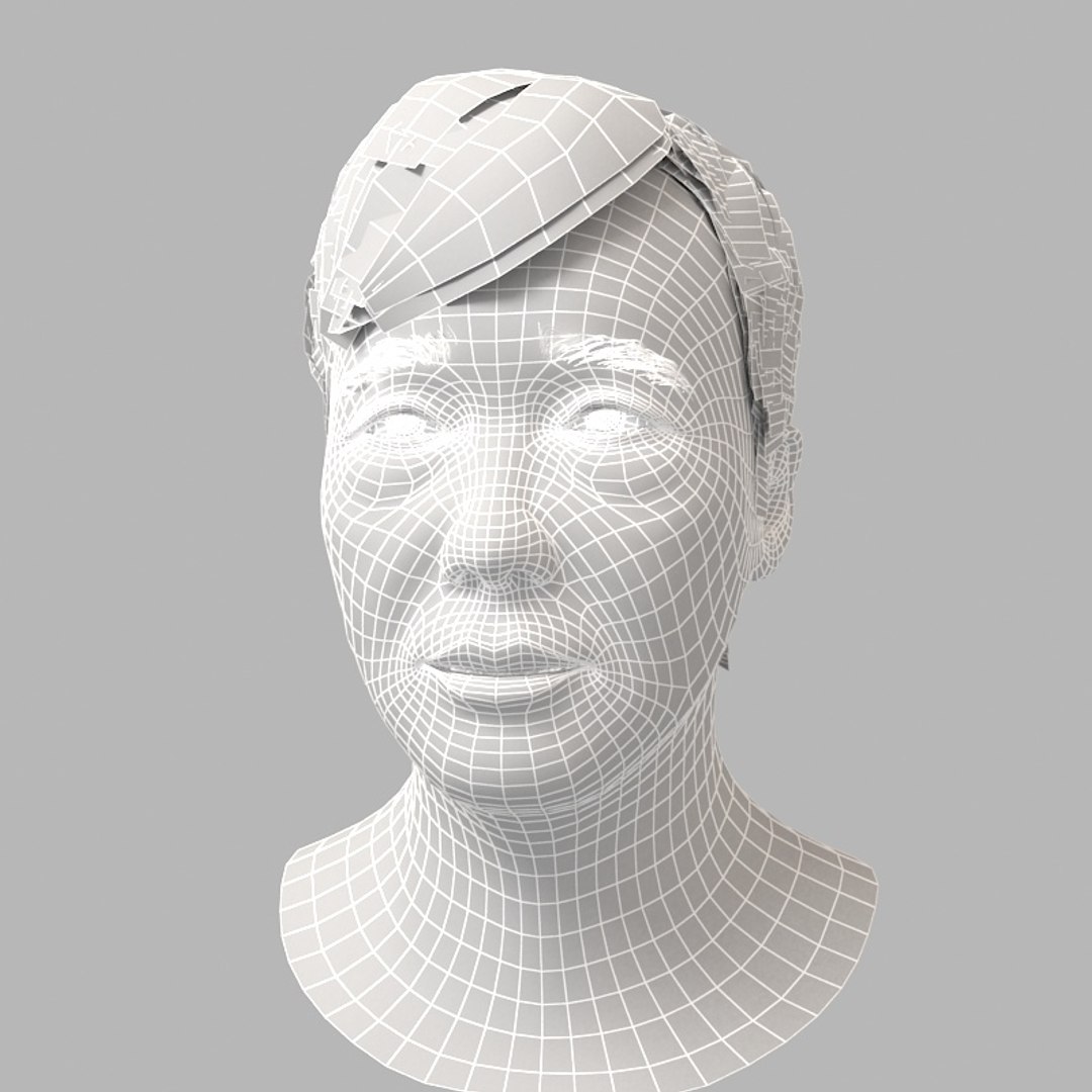 Realistic asian man head 3D - TurboSquid 1201185