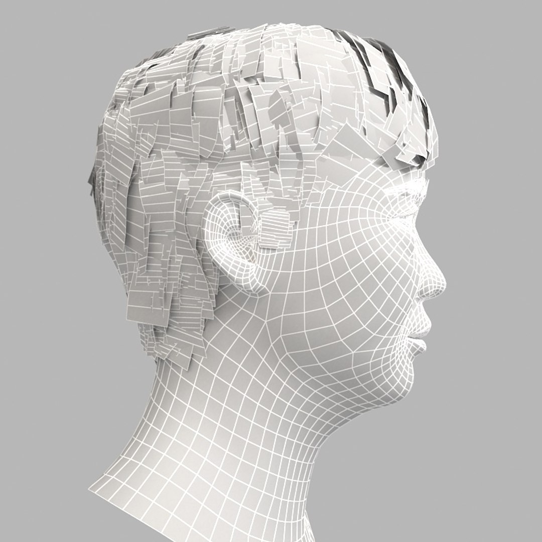 Realistic asian man head 3D - TurboSquid 1201185