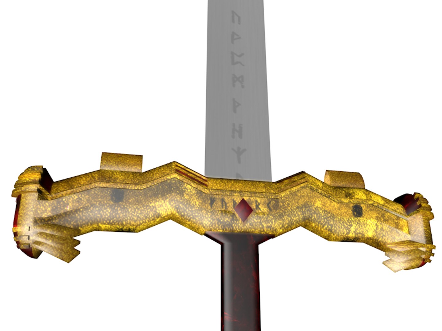 Sword Gold Golden Model - TurboSquid 1304399