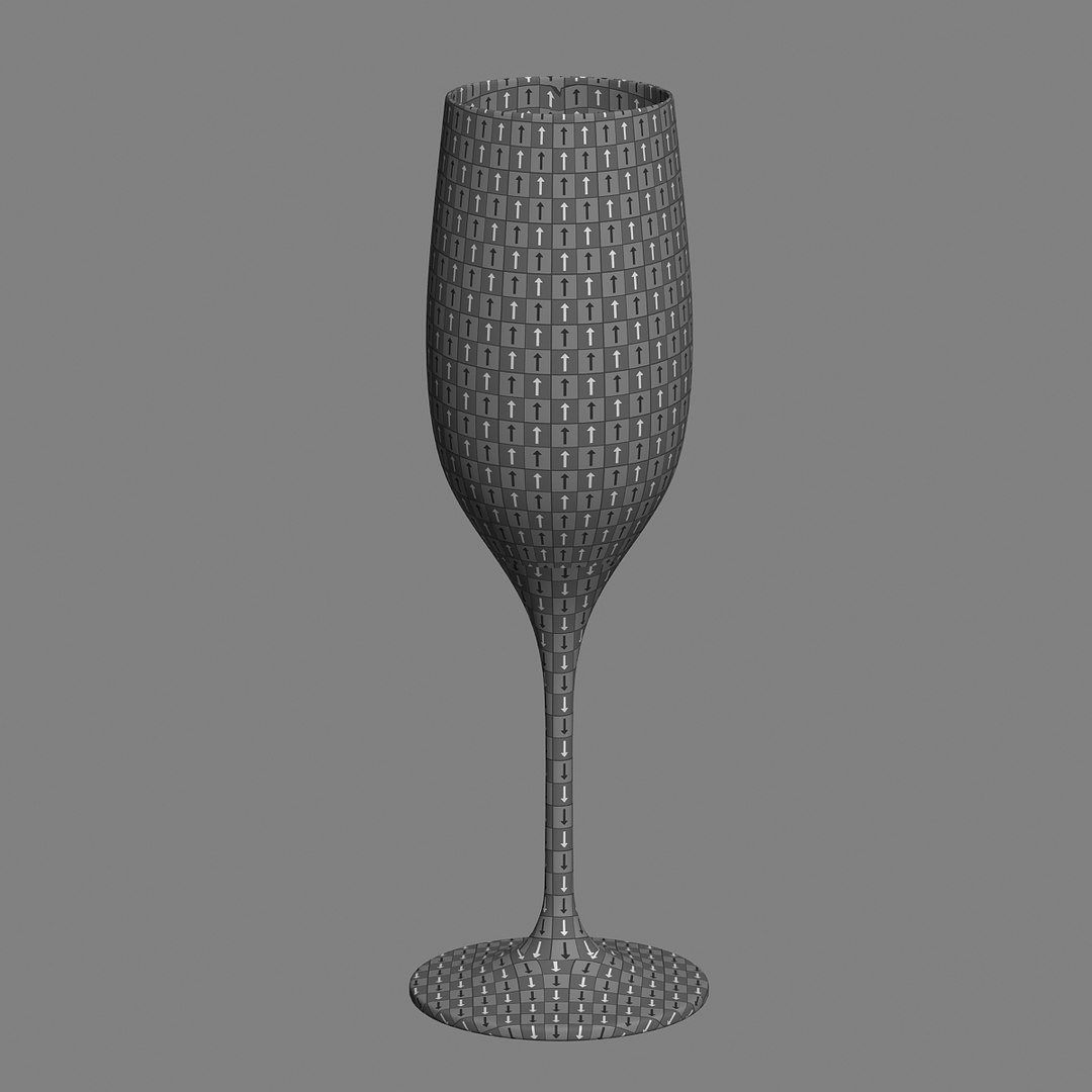 3D Glass Champagne Model - TurboSquid 1191526