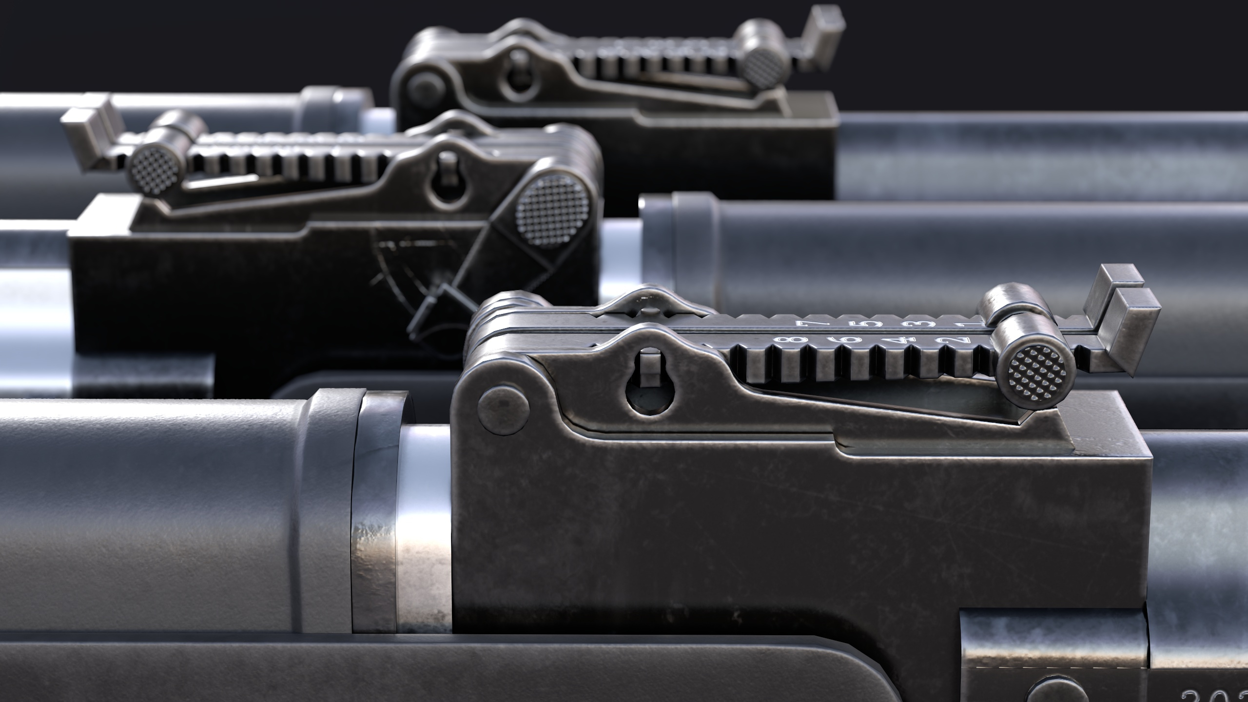 modelo 3d Arma terrorista AK - Low Poly - Modificado - TurboSquid 1905853