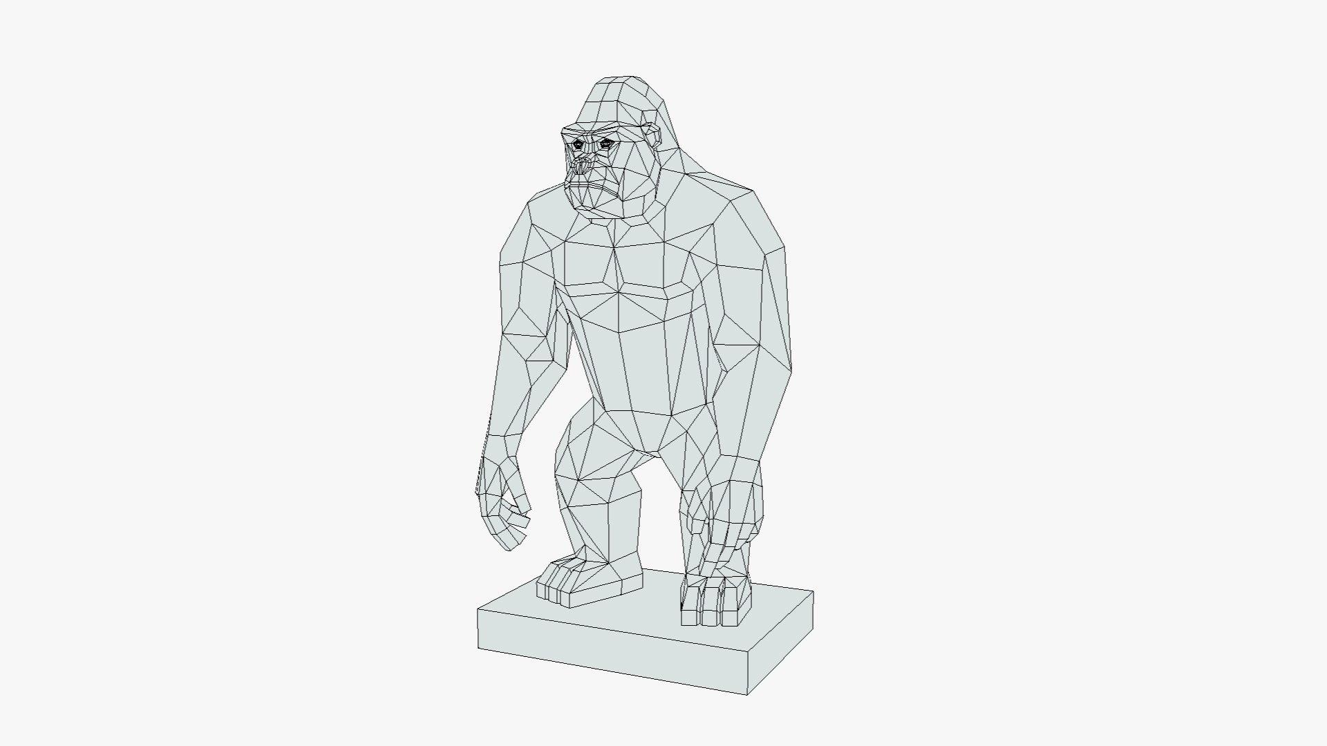 3D Gorilla Model - TurboSquid 2382442
