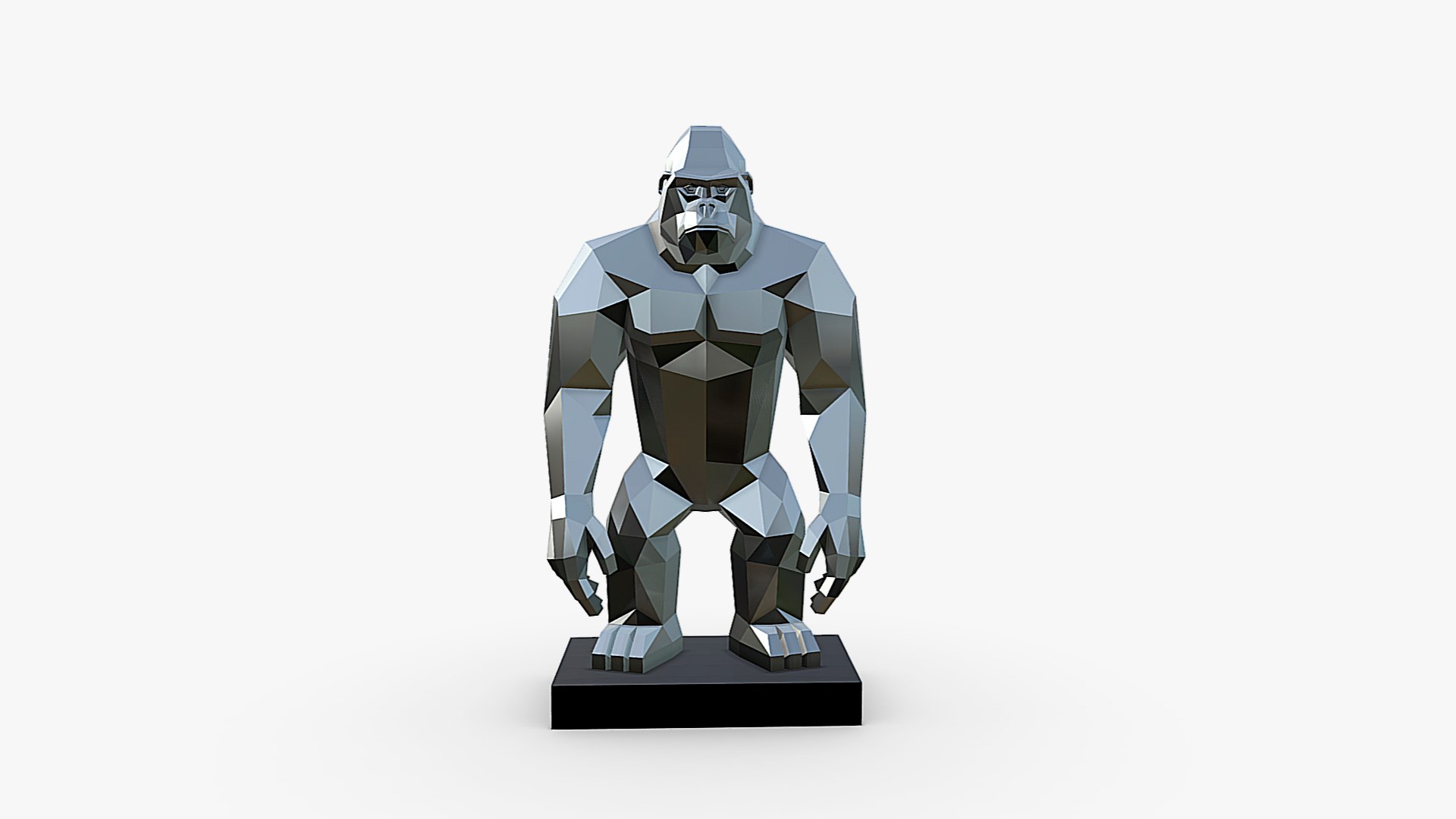 3D Gorilla Model - TurboSquid 2382442