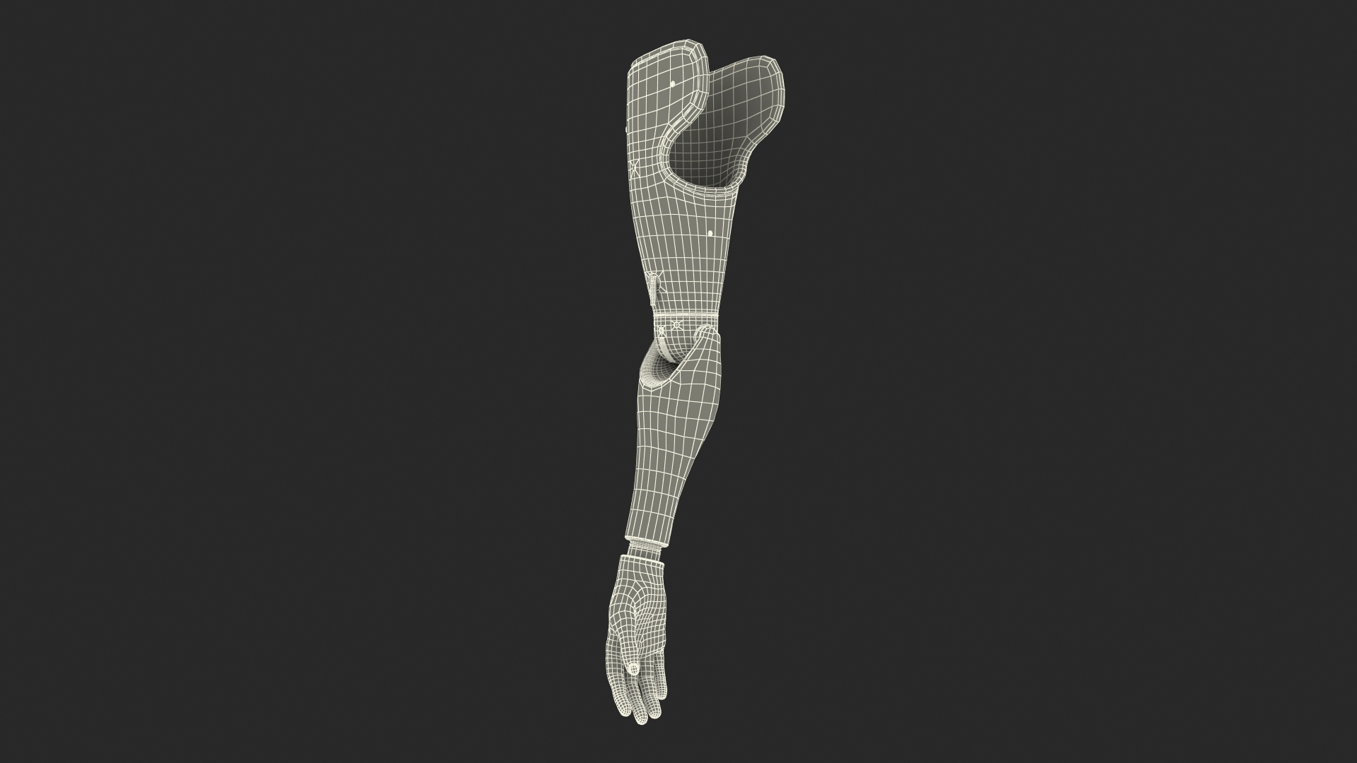 3D Detailed Prosthetic Arm Rigged Model - TurboSquid 2335675