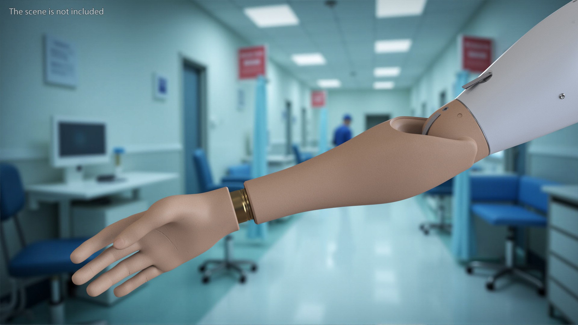 3D Detailed Prosthetic Arm Rigged Model - TurboSquid 2335675