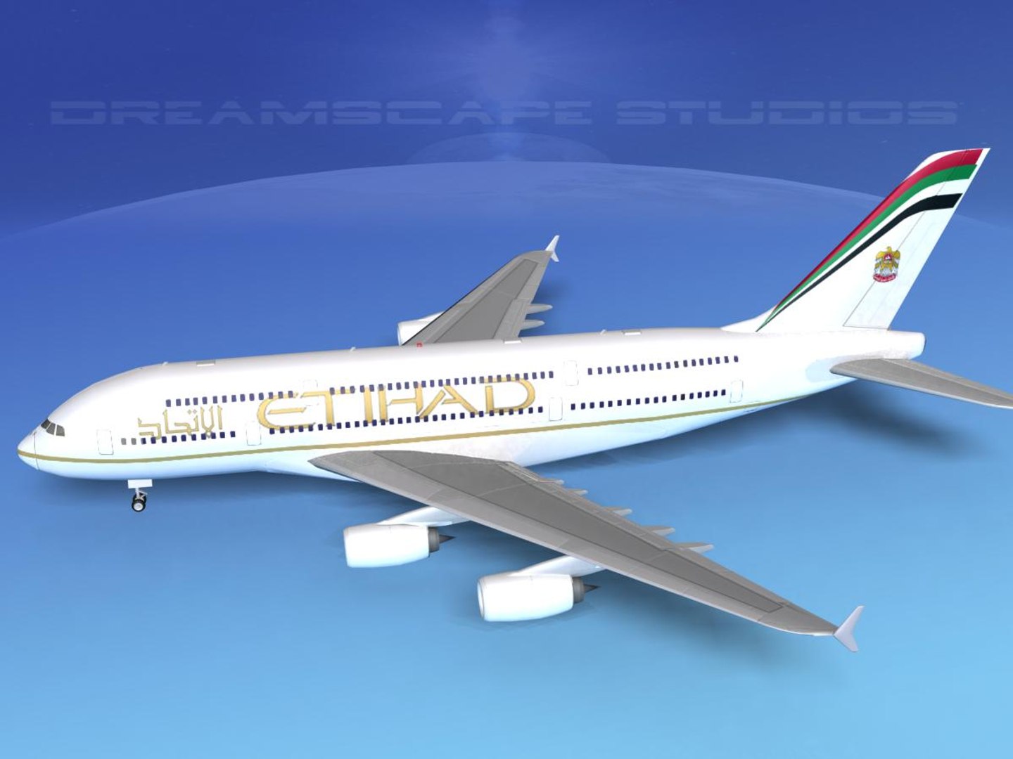 3d Airbus A380