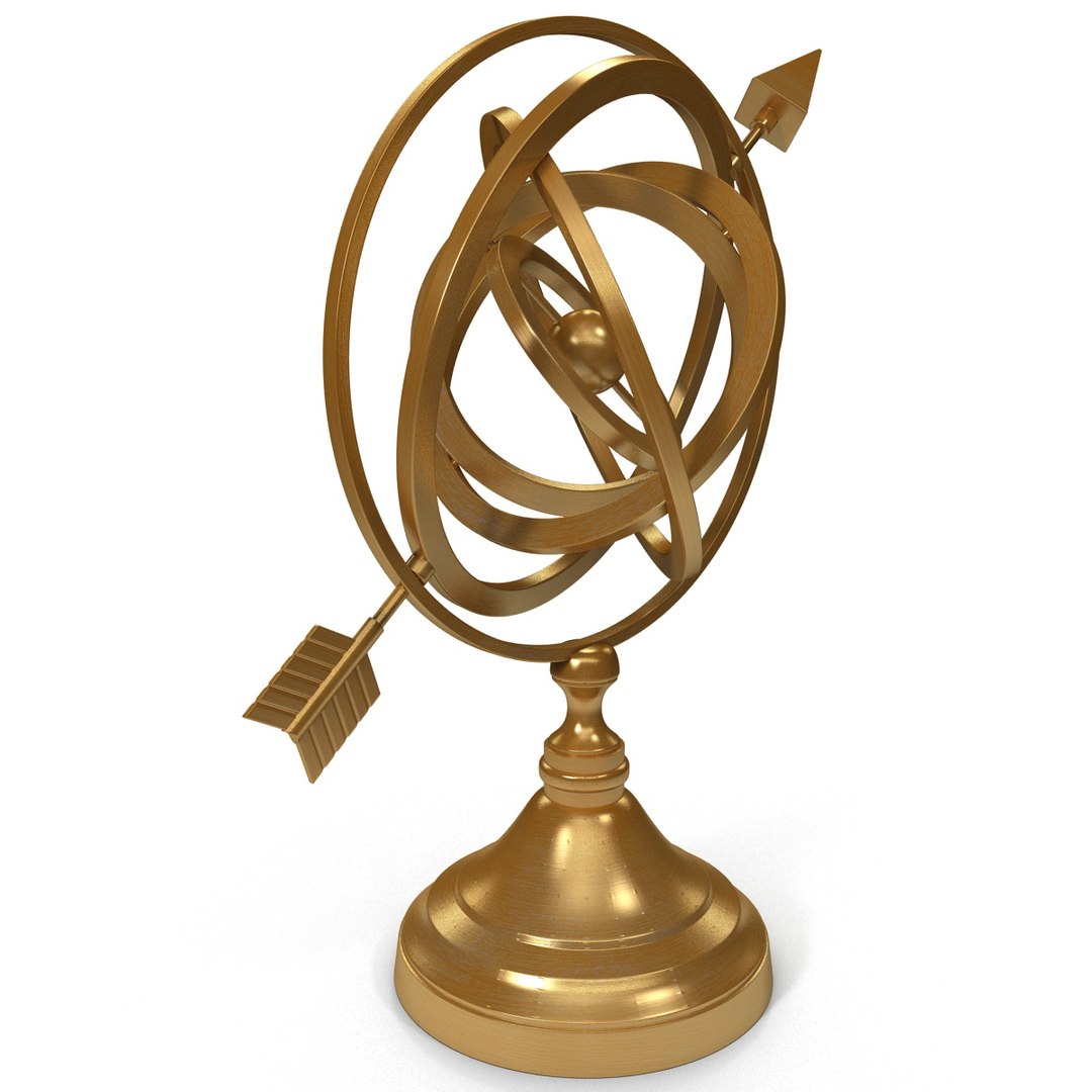 3ds Max Armillary Sphere