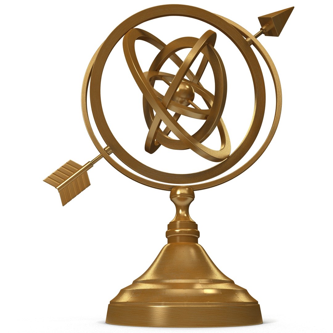 3ds Max Armillary Sphere