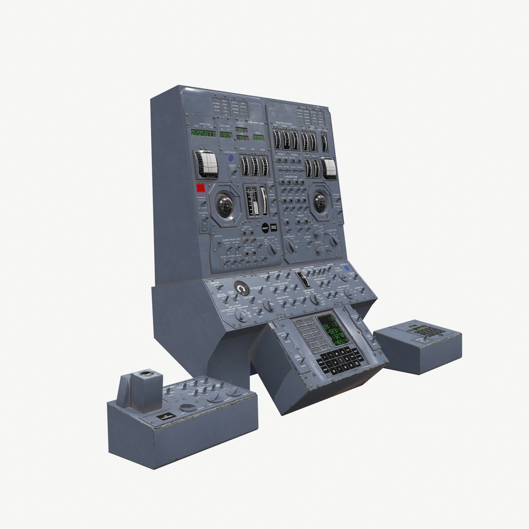 3D Apollo Lunar Module Dashboard Model - TurboSquid 2114686