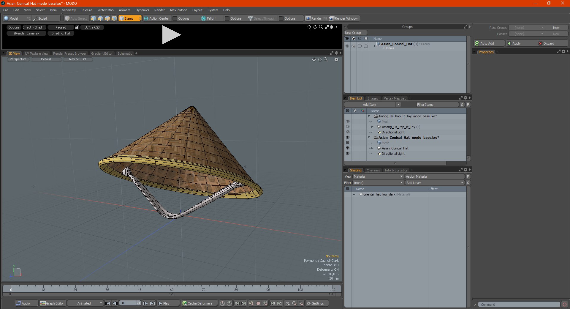 3D Asian Conical Hat Model - TurboSquid 1782450