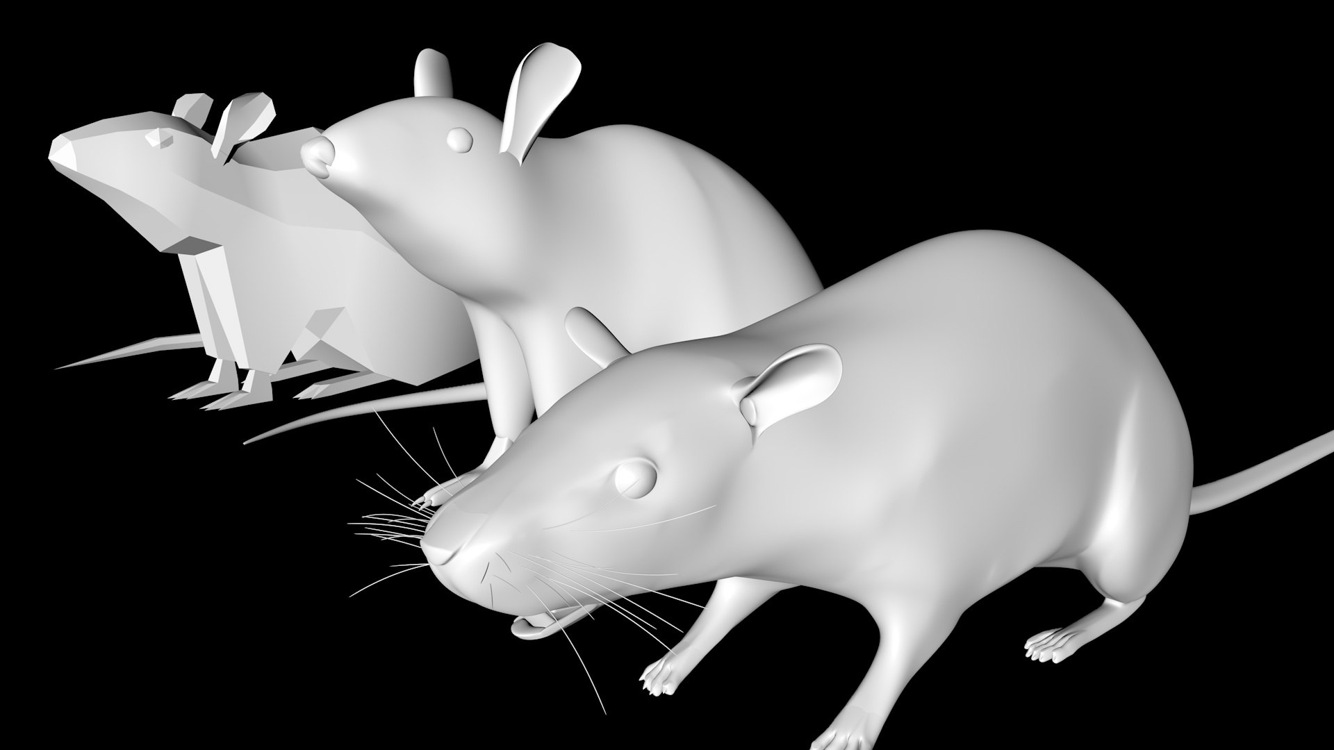 Rat Mouse 3D - TurboSquid 1689605
