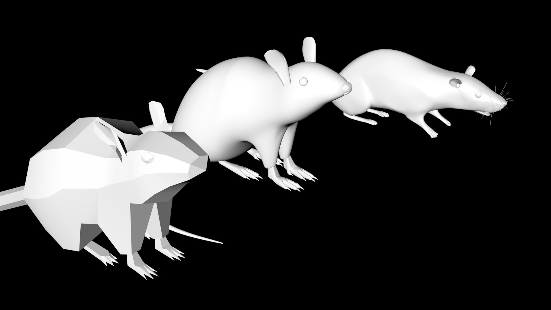 Rat Mouse 3D - TurboSquid 1689605