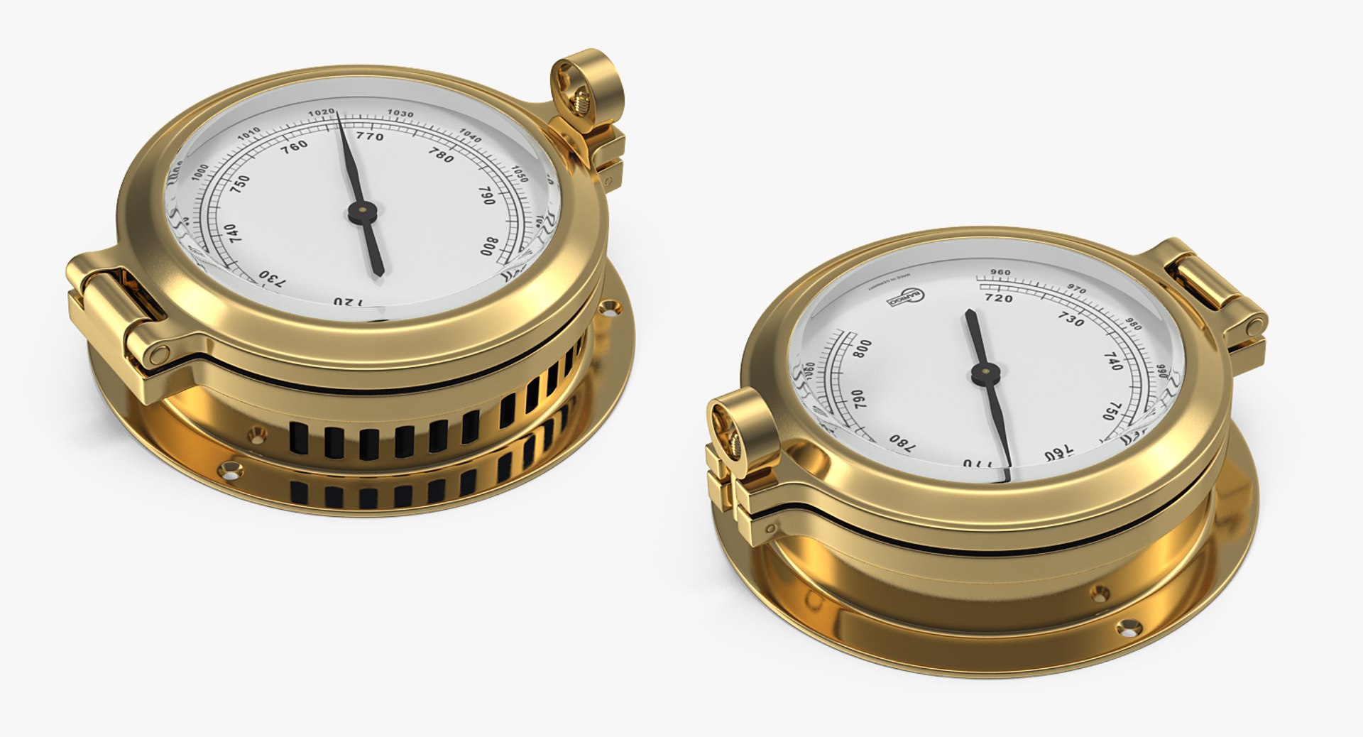 3D ships weather station barometer model - TurboSquid 1289085