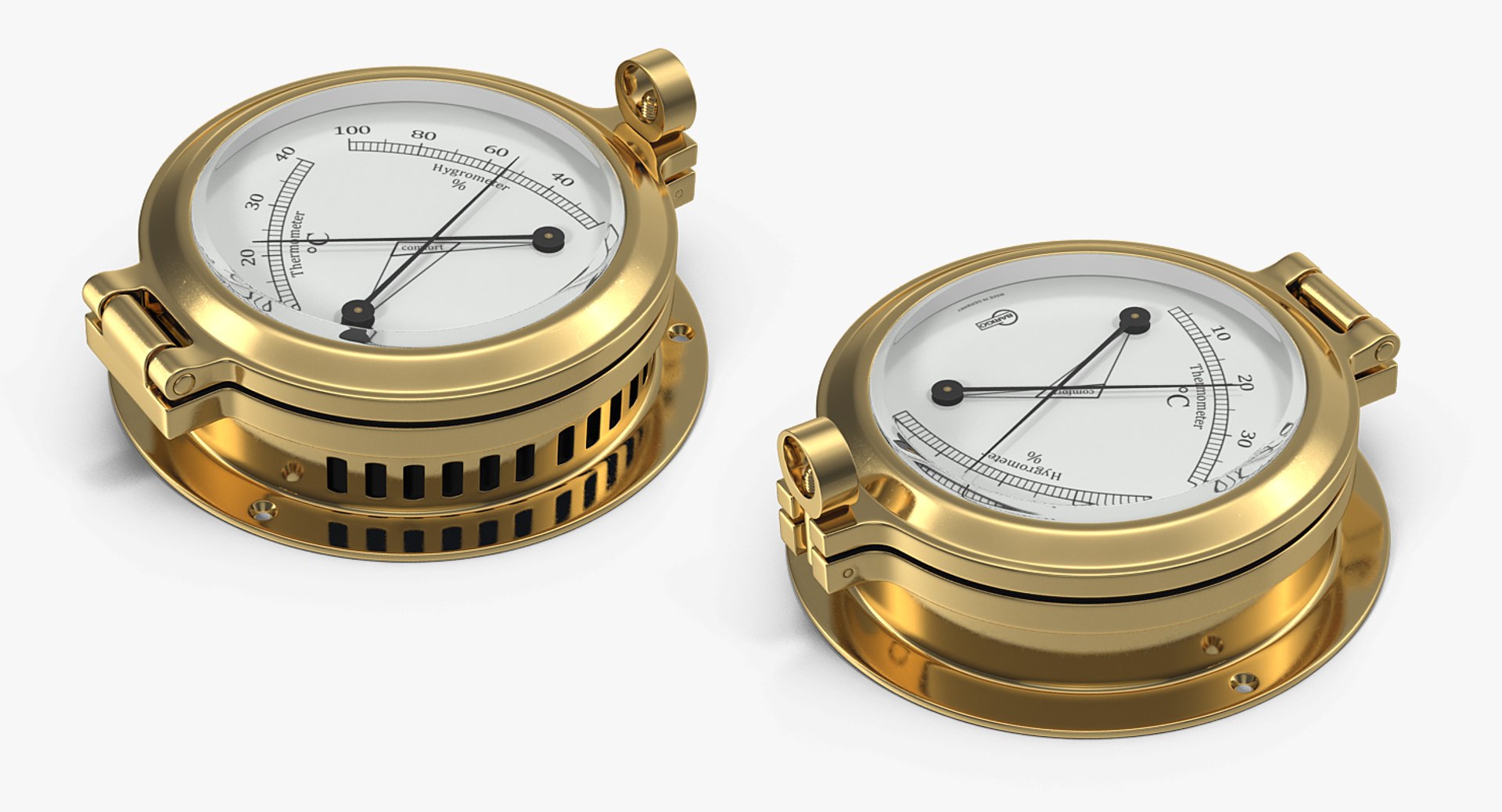 3D ships weather station barometer model - TurboSquid 1289085