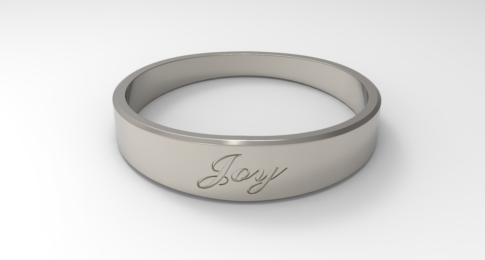 Joy Ring Female Platinum 3D - TurboSquid 1894665