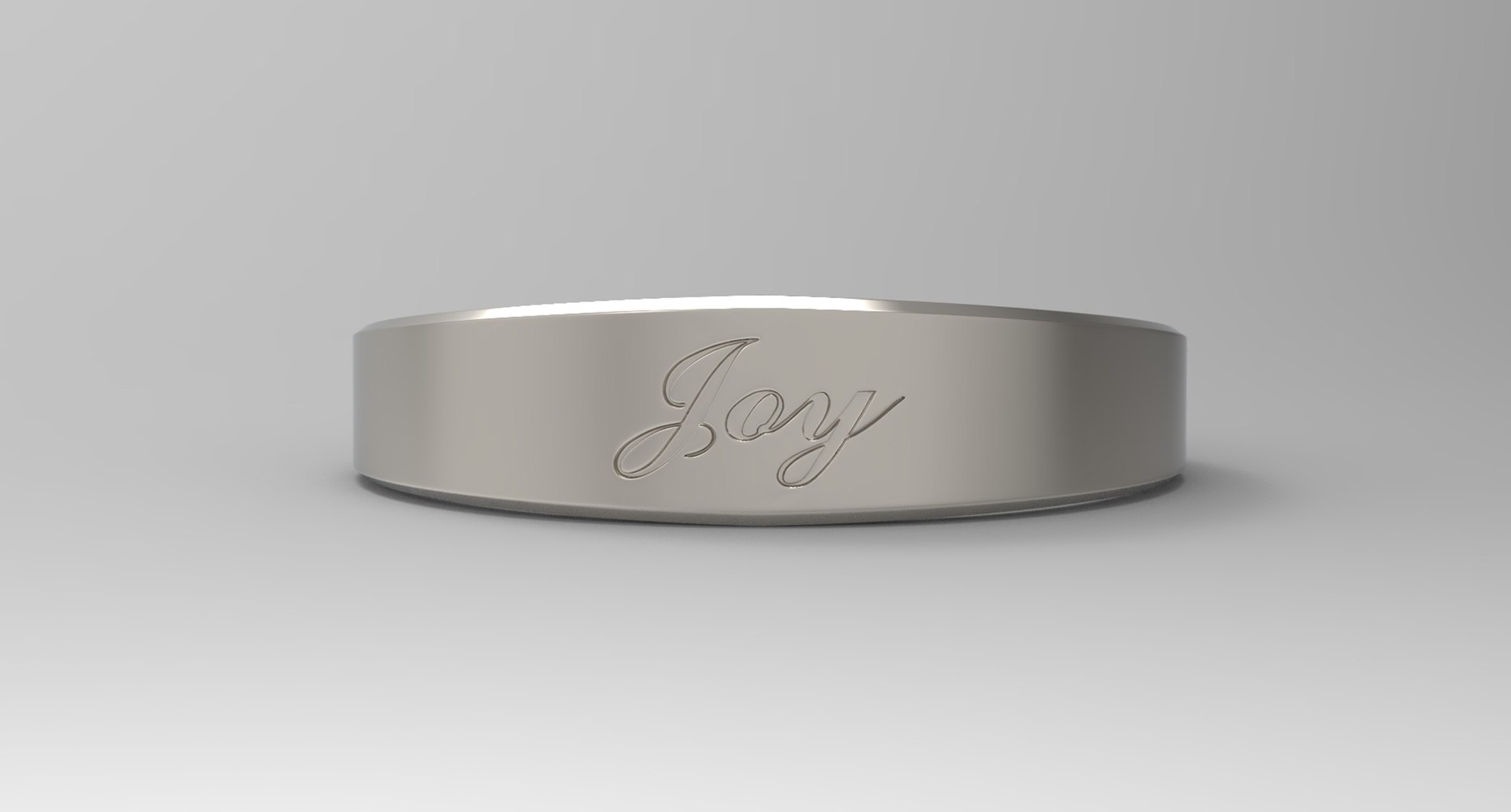 Joy Ring Female Platinum 3D - TurboSquid 1894665