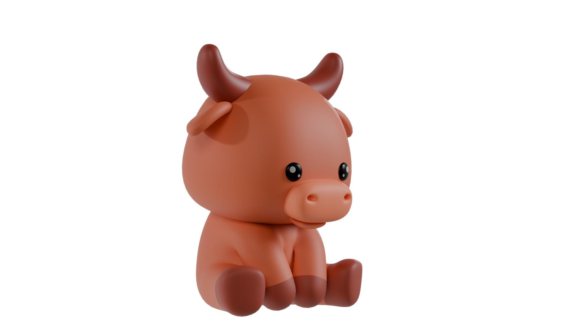 Chinese Zodiac Sign Year Of The Ox 3D Model - TurboSquid 2318796