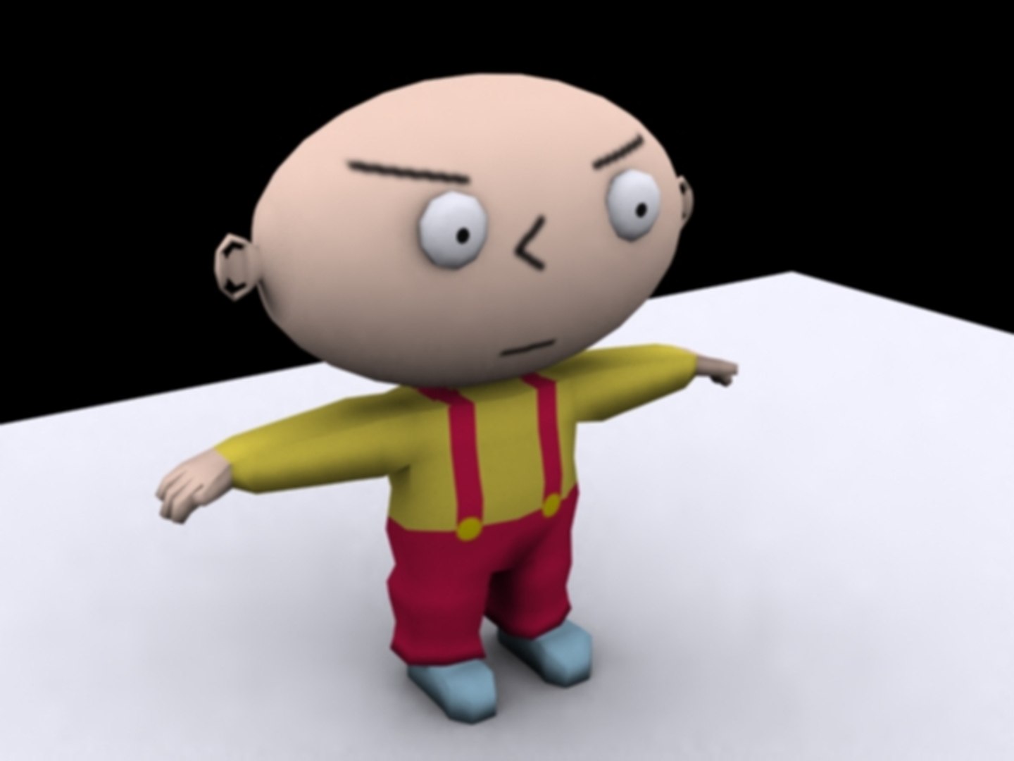 3d Stewie Griffin Model
