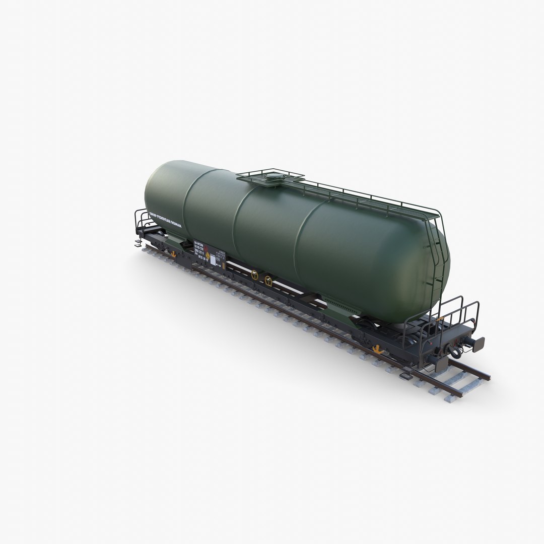 3D CFR Tanker Rail Car V4 - TurboSquid 2225622