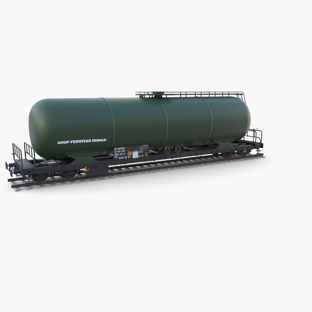3D CFR Tanker Rail Car V4 - TurboSquid 2225622
