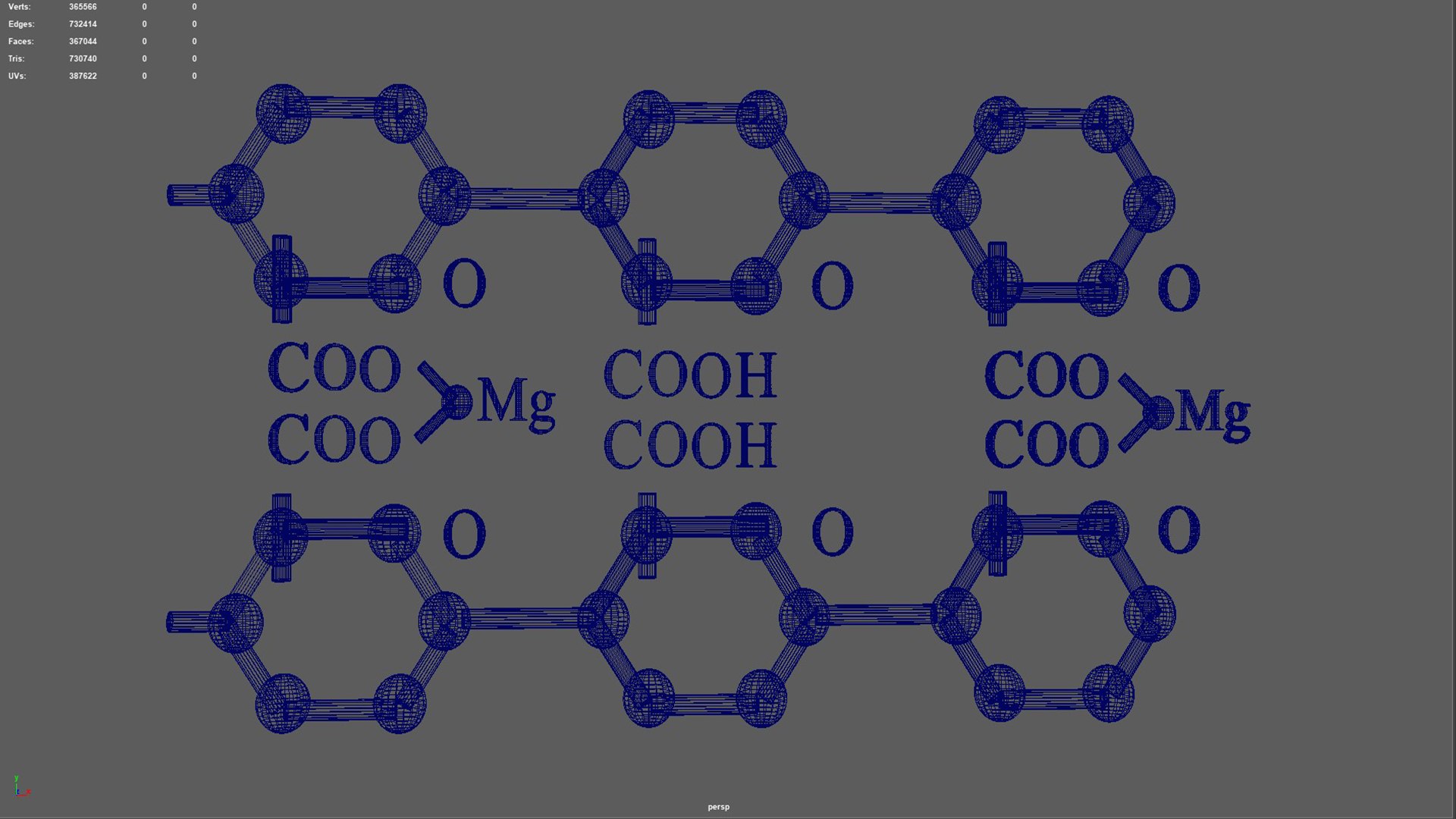 3D Magnesium Pectate Model - TurboSquid 2186277