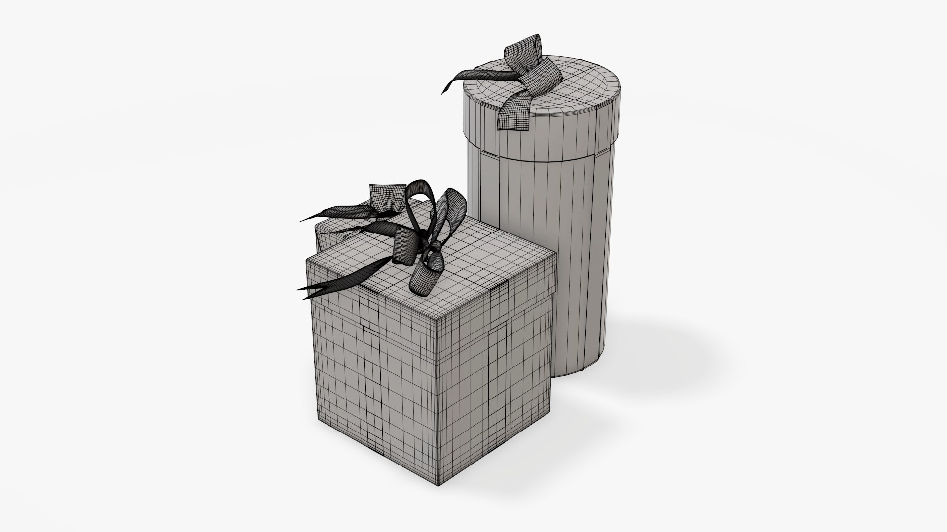 Christmas gift wrapped 3D model - TurboSquid 1645049