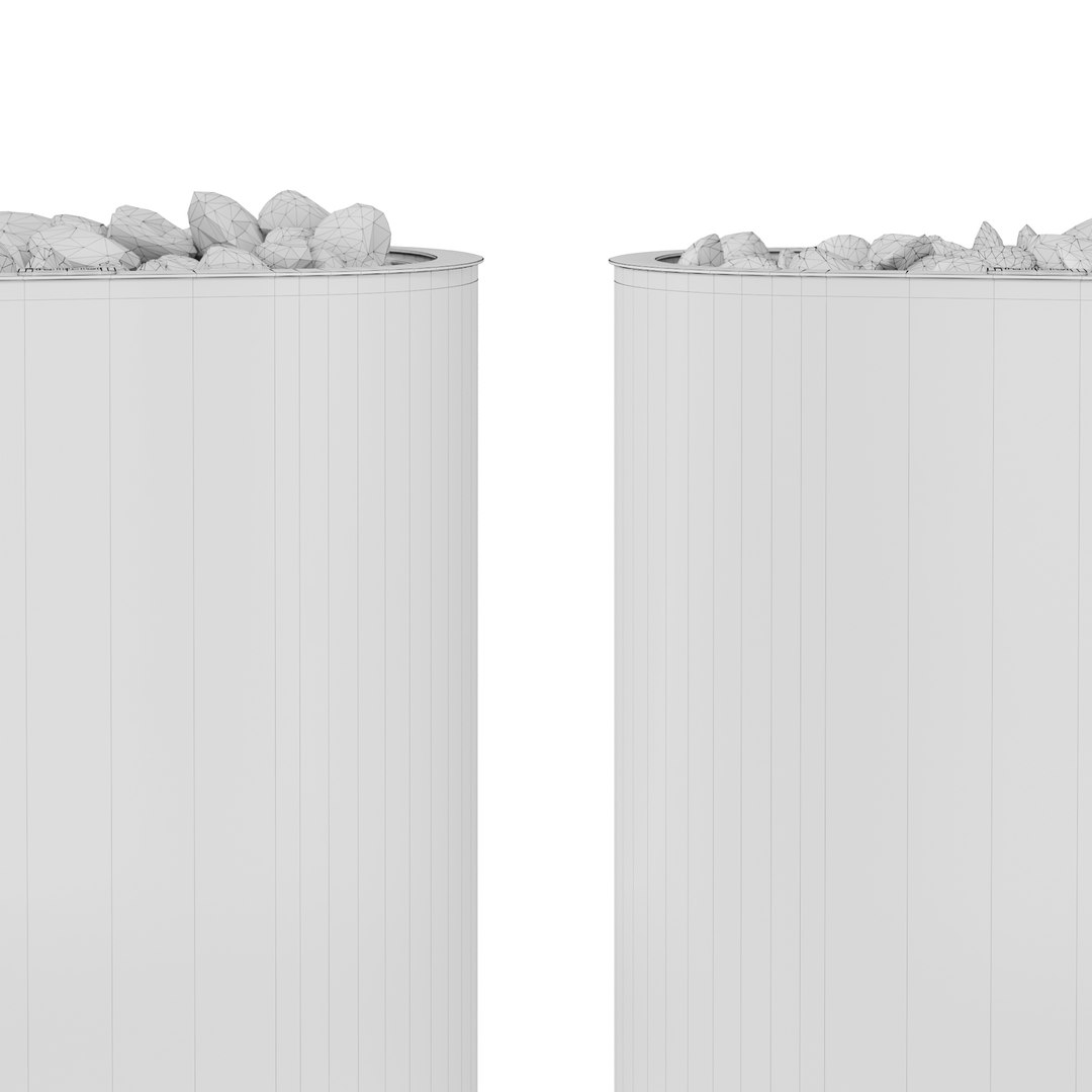 Electric Heaters Set11 Tulikivi Halla 3D Model - TurboSquid 1901883