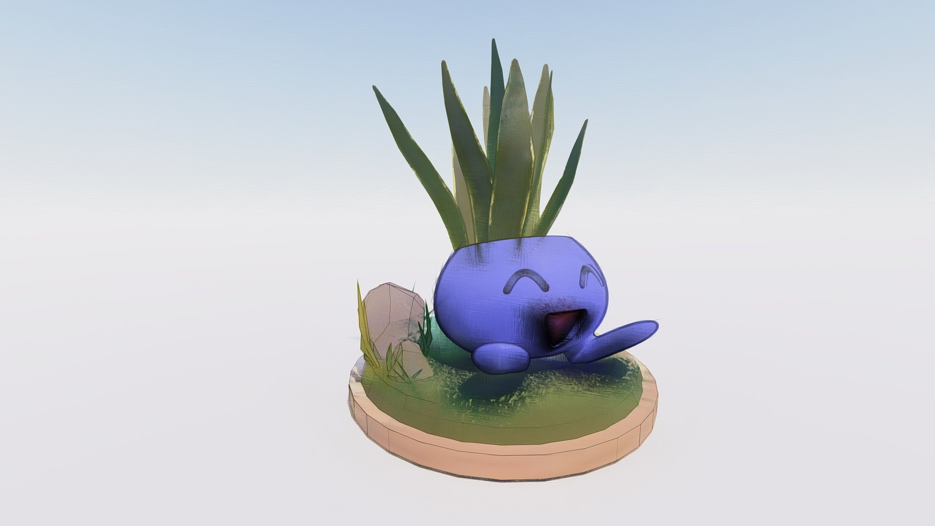 3D ODISH POKEMON MACETERO - TurboSquid 1736098