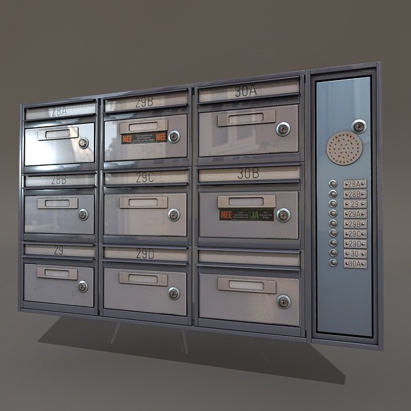 Mailbox 3D Models for Download | TurboSquid