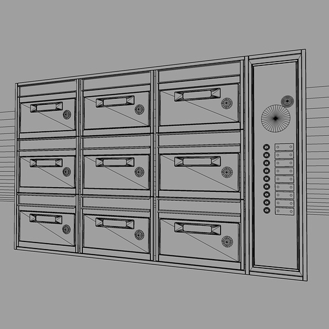 Mail Box 3d Model
