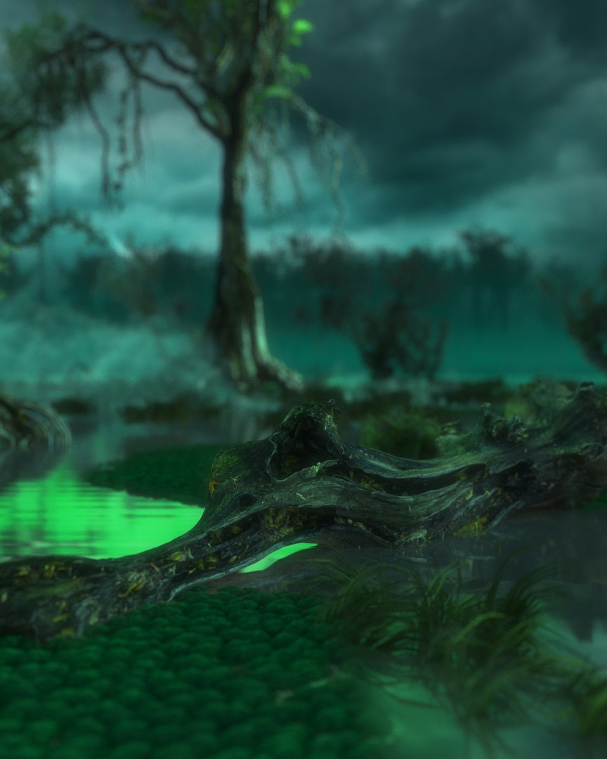 3D Swamp - TurboSquid 2025224