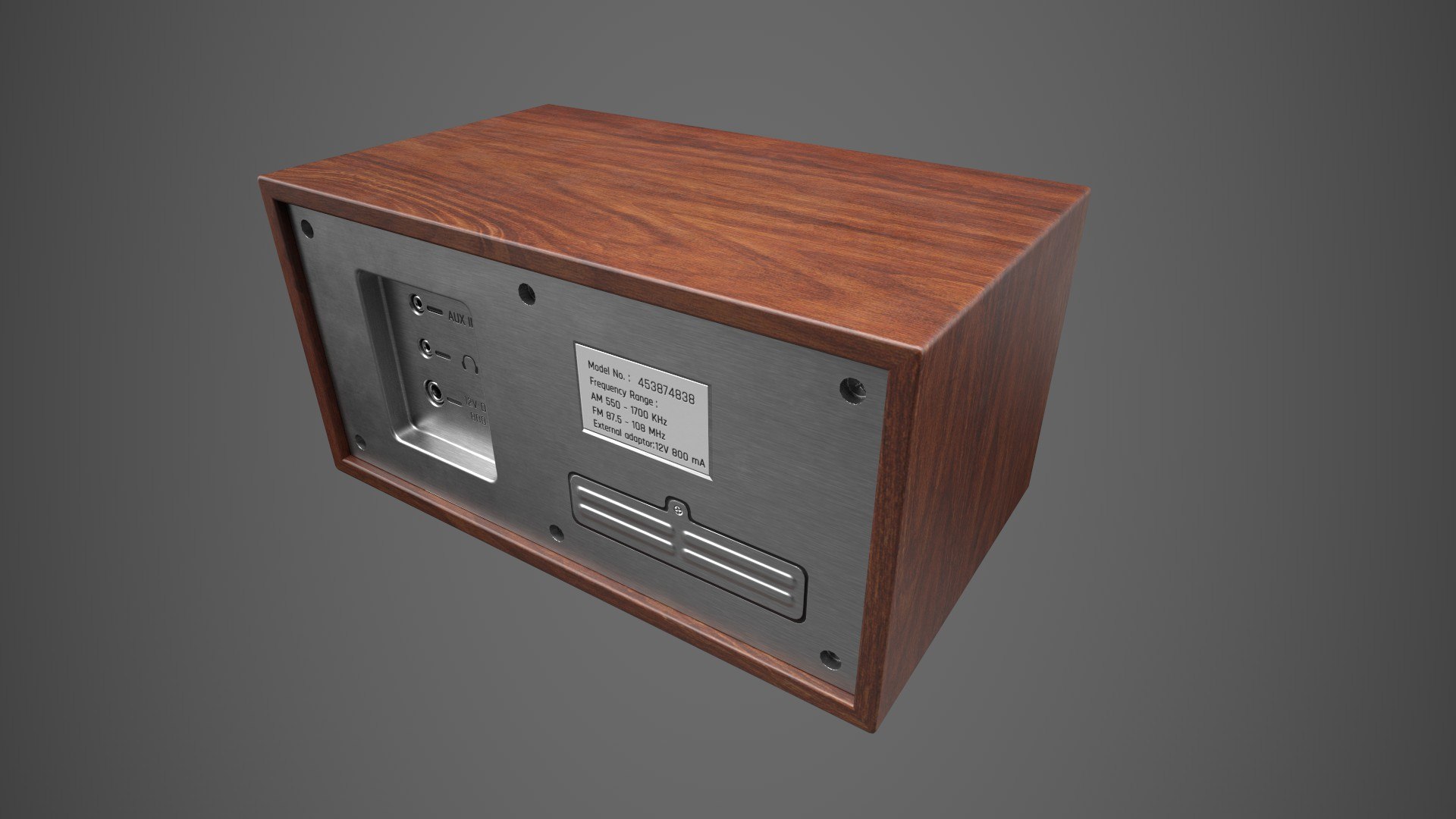 Radio 3D Model - TurboSquid 1330035