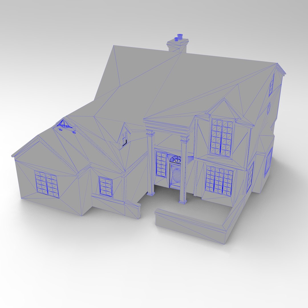 Elegant Cozy House 3D Model - TurboSquid 1566134