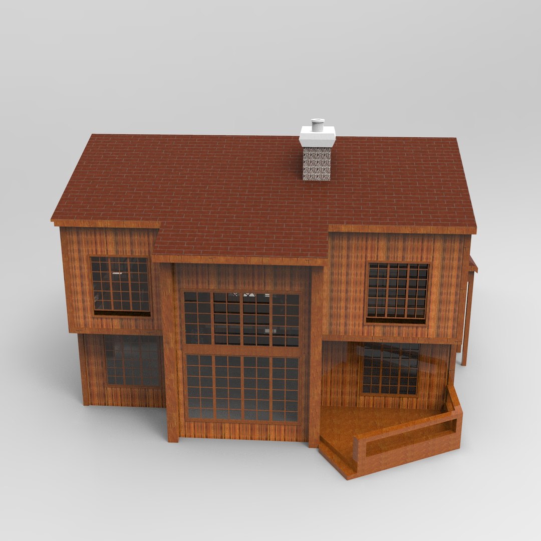 Elegant Cozy House 3D Model - TurboSquid 1566134