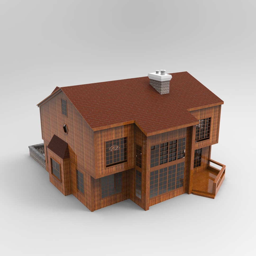 Elegant Cozy House 3D Model - TurboSquid 1566134