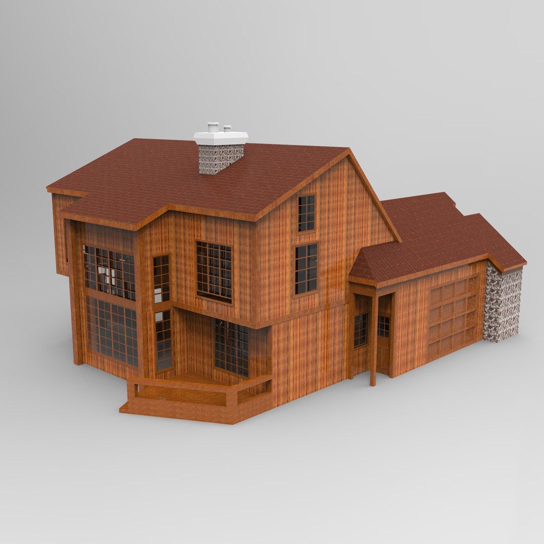 Elegant Cozy House 3D Model - TurboSquid 1566134