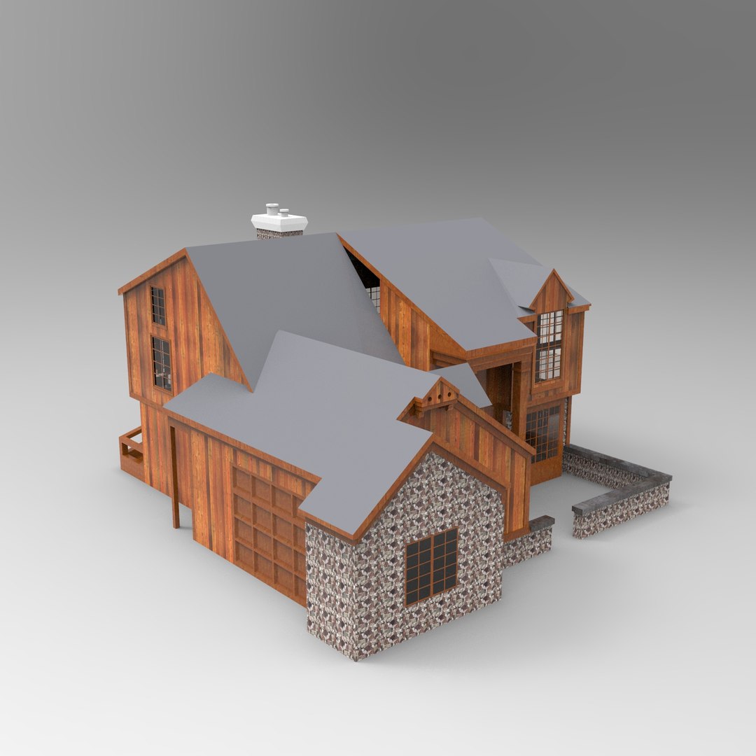 Elegant Cozy House 3D Model - TurboSquid 1566134